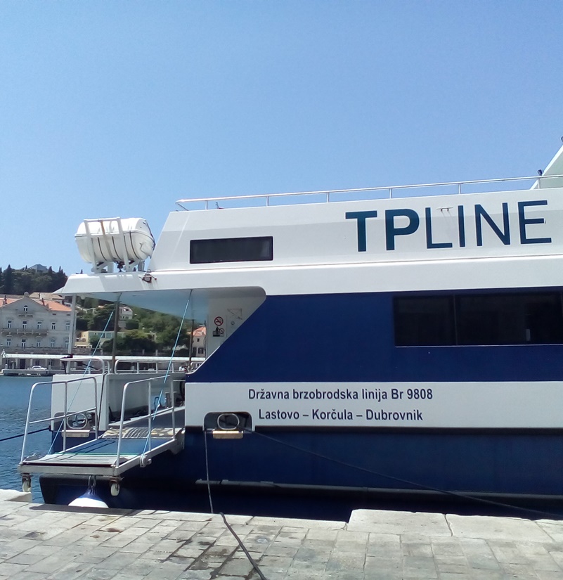 Travelling Between Dubrovnik And Korcula